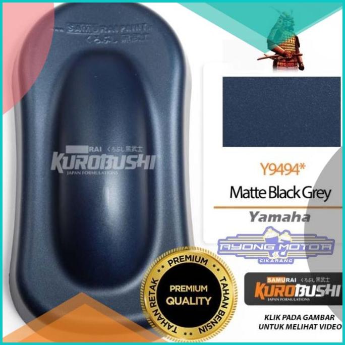 Jual Samurai Paint Matte Black Grey Y9494* Biru Doff Fino (New Colors ...