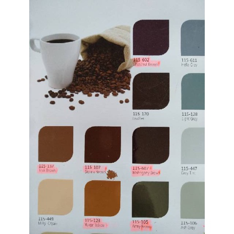 Jual Cat Kayu Dan Besi Ftalit Warna Hijau Merah U Putih Hitam Kuning ...