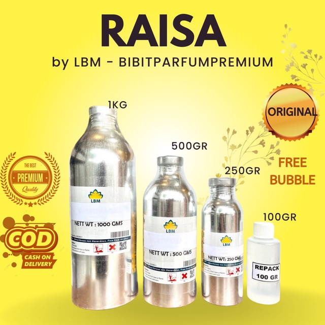 Jual Bibit Parfum BEST RAISA 250GR SEGEL by LBM IMPOR ORIGINAL ...
