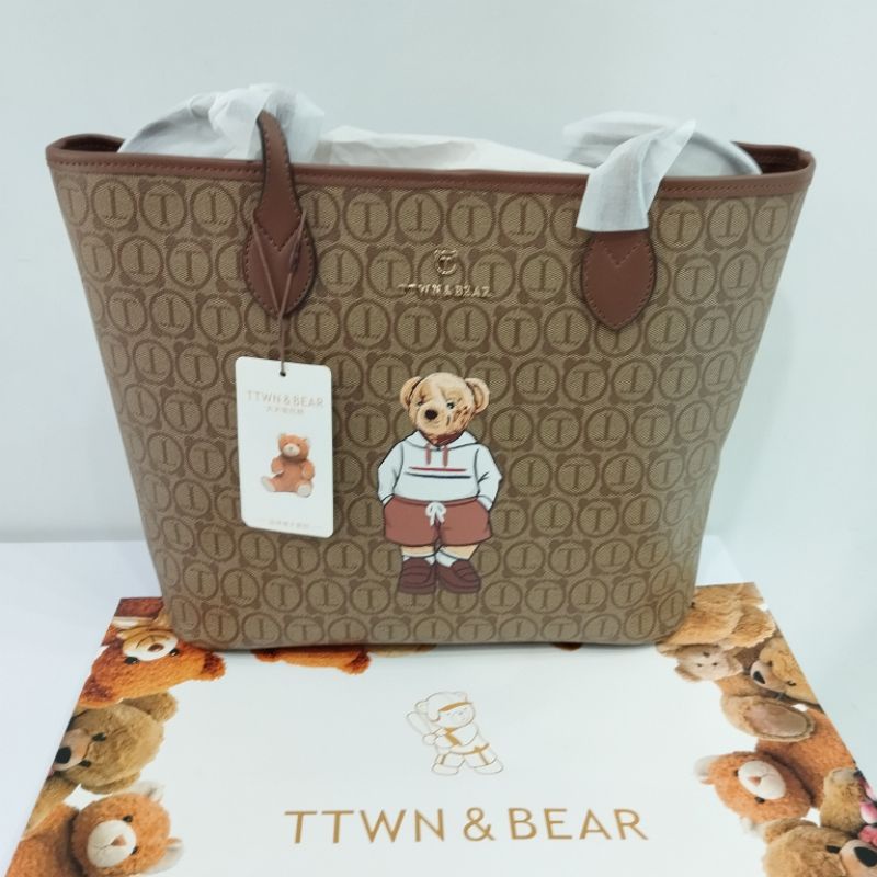 Jual TTWN Bear Original TN3499 Tas Tote Women TTWNBEAR | Shopee Indonesia
