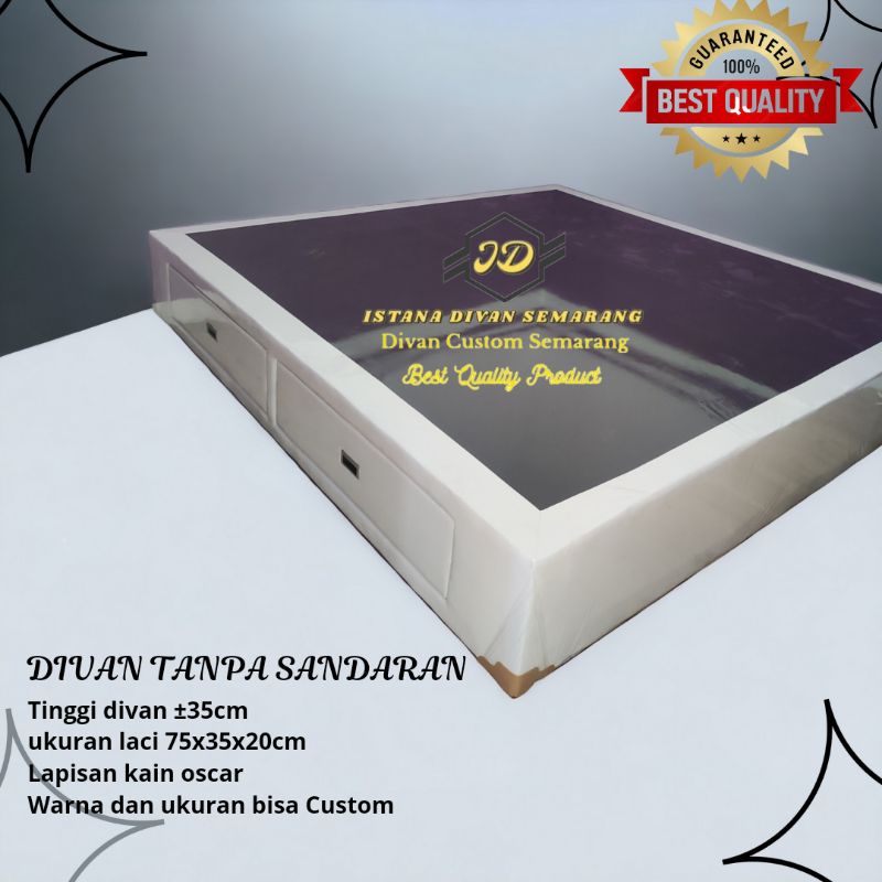 Jual PROMO !!! Divan Dipan Tempat Tidur Tanpa Sandaran Box 30CM(TANPA ...