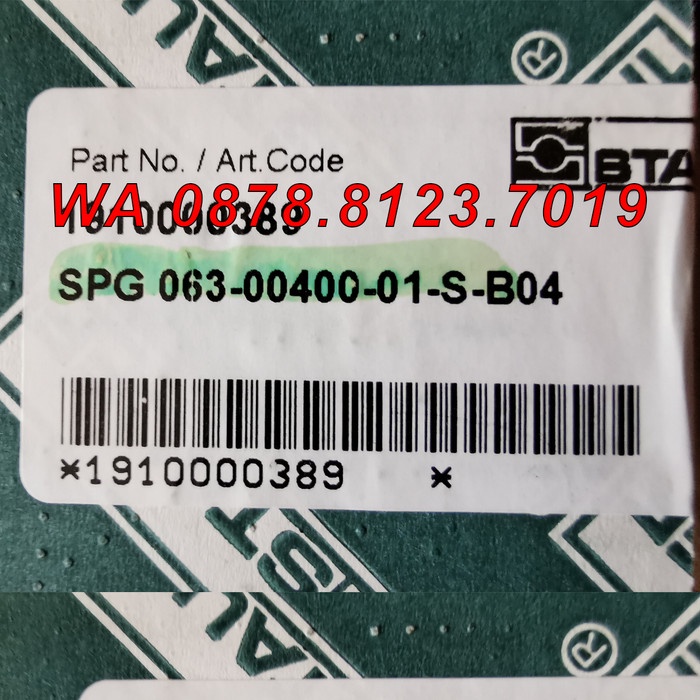 Jual [COD] Spg-063-00400-01-S-B04 Pressure Gauge Stauff Hidrolik Hydraulic Terbaru | Shopee ...