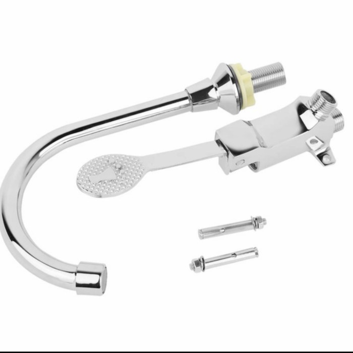 Jual [Original] Kran Wastafel Injak Stainless/Kran Injak Stainless ...