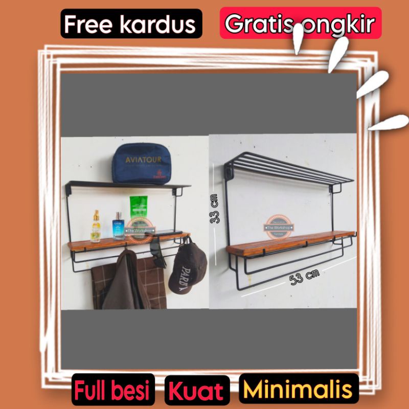 Jual TW HAMBALAN 2 SUSUN | besi dan kayu | Shopee Indonesia