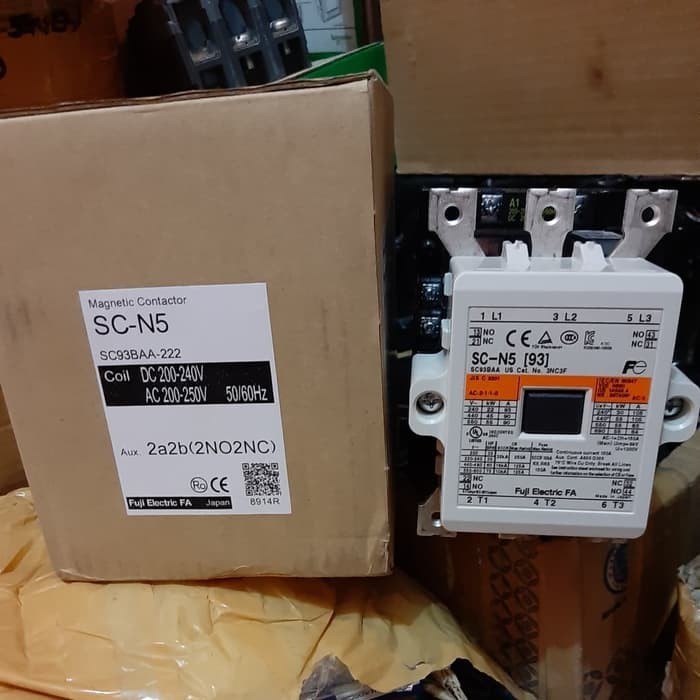 Jual Ori Kontaktor Fuji Sc-N5 220Vac 55Kw 3P1A1B Berkualitas | Shopee Indonesia
