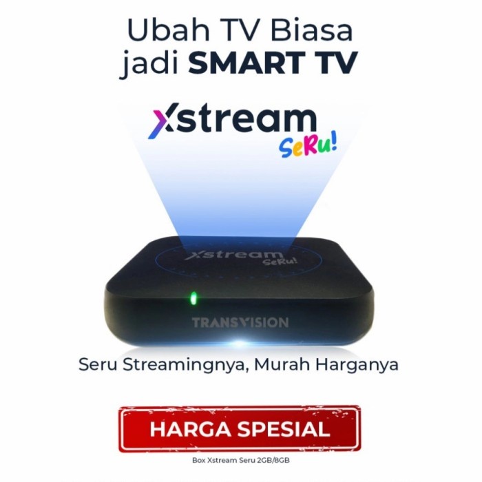Jual New Transvision Xstream Seru Android Tv Box Tercanggih Limited | Shopee Indonesia