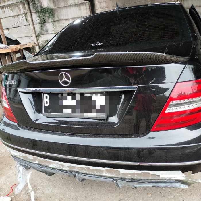 Jual Ready Ducktail Spoiler Mercedes Benz Amg C200 W204 Psm Carbon ...