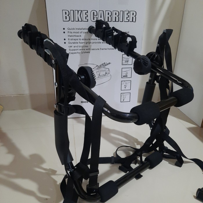 Jual BIKE CARRIER 3 SEPEDA RAK GANTUNGAN SEPEDA ALLOY DIBAGASI MOBIL ...