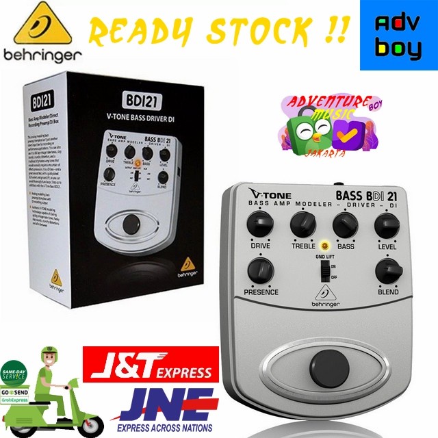 Jual New Ori Behringer Bdi21 Bass Preamp Efek Bass Driver Behringer Bdi ...