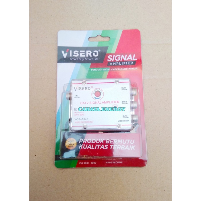Jual CATV SIGNAL AMPLIFIER 3 WAY - BOOSTER PENGUAT SINYAL - SPLITTER TV ...