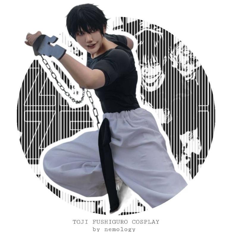 Jual READY PAKET COSPLAY TOJI FUSHIGURO / ANIME JUJUTSU KAISEN JJK ...