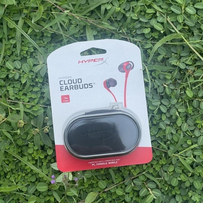 Jual Ready Hyperx Cloud Earbuds Gaming Ear Phones With Mic Hyper X ...