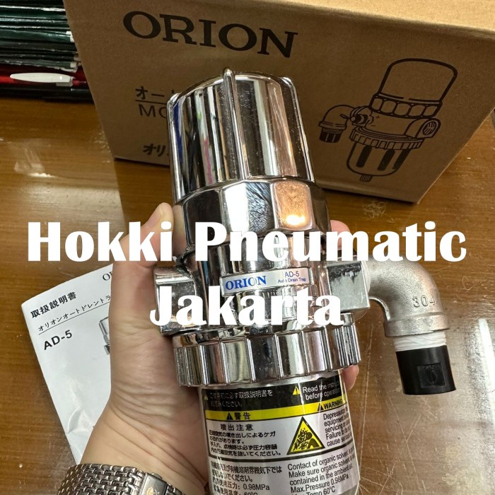 Jual [Original] Orion Japan Auto Drain Trap Ad-5 / Ad5 Filter Regulator ...
