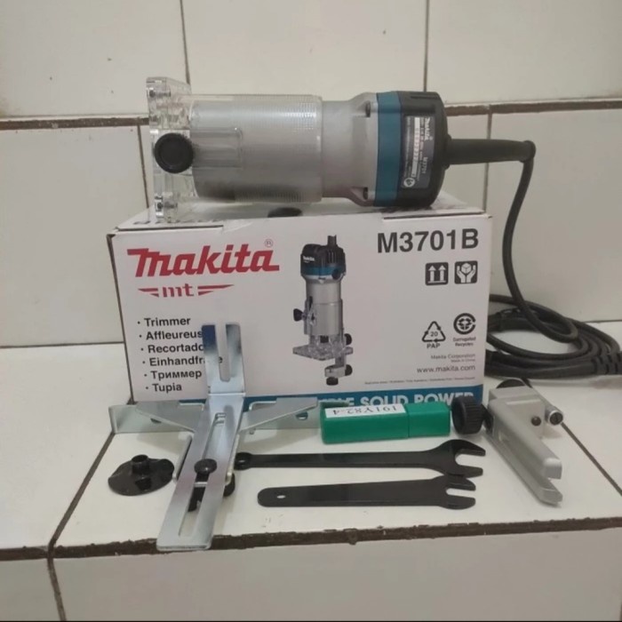 Jual [Original] Mesin Router Trimmer Kayu M3701B Makita Profil Kayu ...