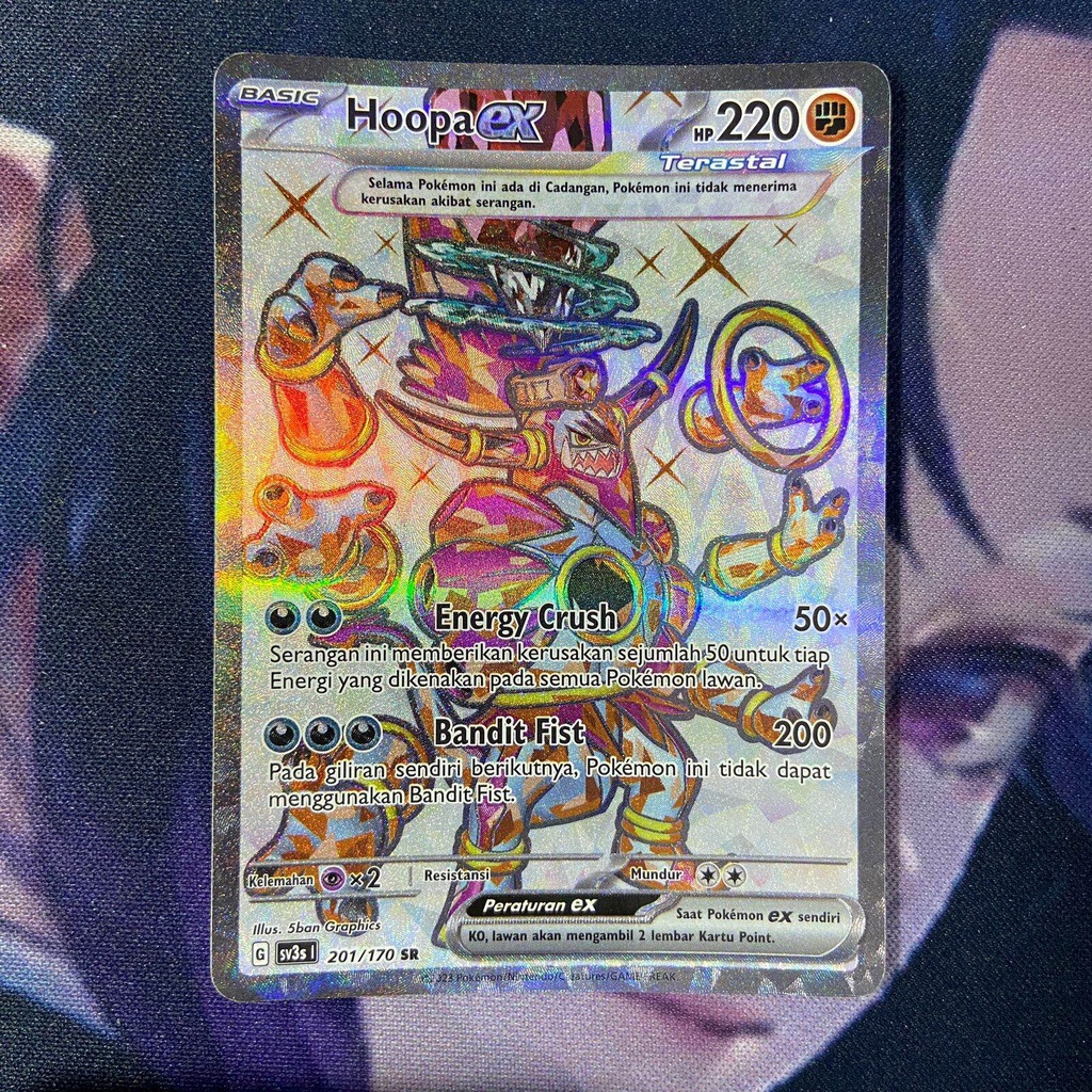 Jual pokemon (ID) hoopa ex - SV3s 201/170 - SR | Shopee Indonesia