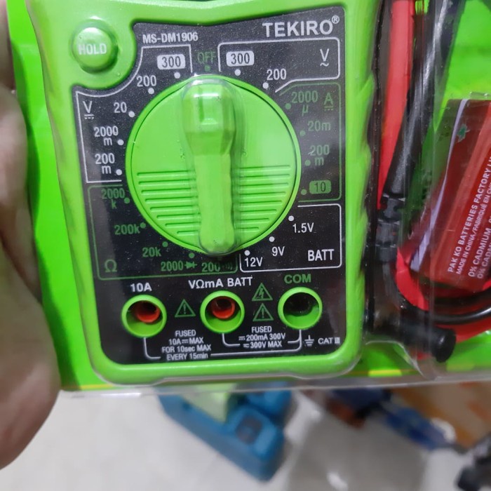 Jual TEKIRO compact digital multimeter multitester avometer digital ...