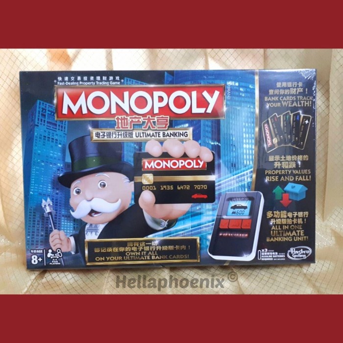 Jual Hasbro Gaming Monopoly Ultimate Banking - Mainan Monopoli Game ...
