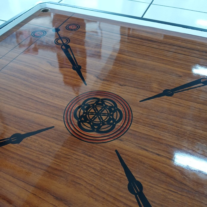 Jual Papan meja karambol krambol carrom besar 1 set Ukuran 90 x 90 cm ...