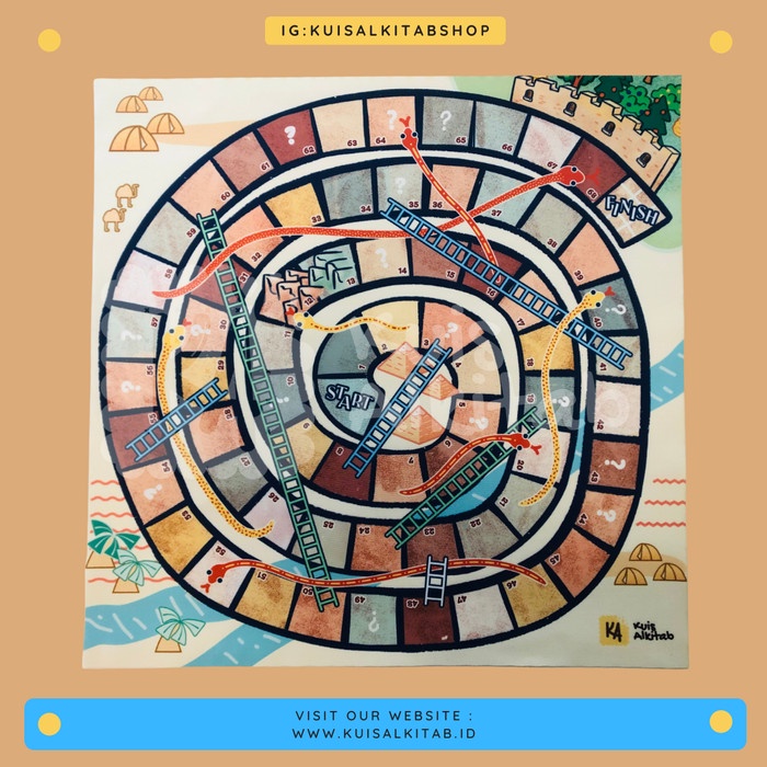 Jual Ular Tangga Alkitab/Games Kristen/Permainan Anak Kristen/Kuis ...
