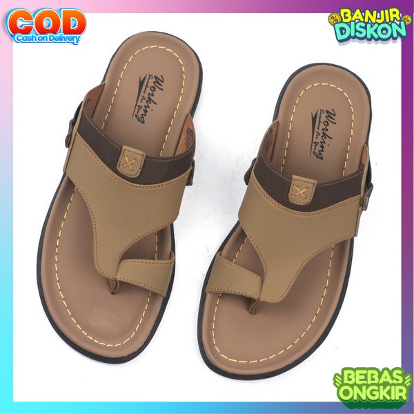 Jual Sanda Peria Terbaru 2024 Ssndal Saandal Prya Viral Sandal Cowok ...