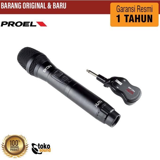 Jual PROEL EIKON EKJM - EKJ&M WIRELESS MICROPHONE SYSTEM UHF 863-865 | Shopee Indonesia