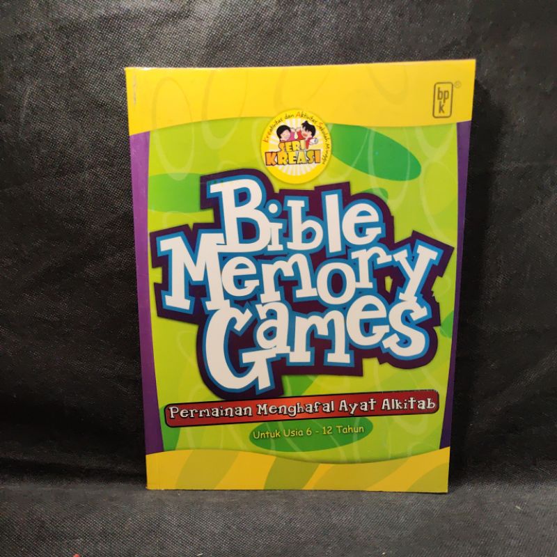 Jual Buku Bible Memory Games, Untuk Usia 6-12 Tahun, BPK. | Shopee ...