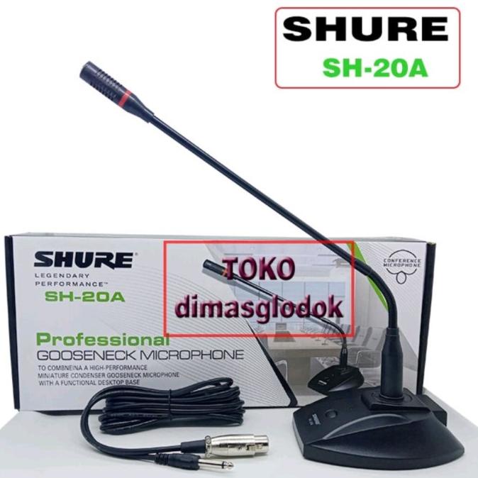 Jual Mic Conference Shure Sh20a Mic Meeting Mikropon podium Mikrofon ...