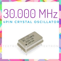 Jual Crystal Oscillator 4pin 30MHz xtal kristal osilator | Shopee Indonesia