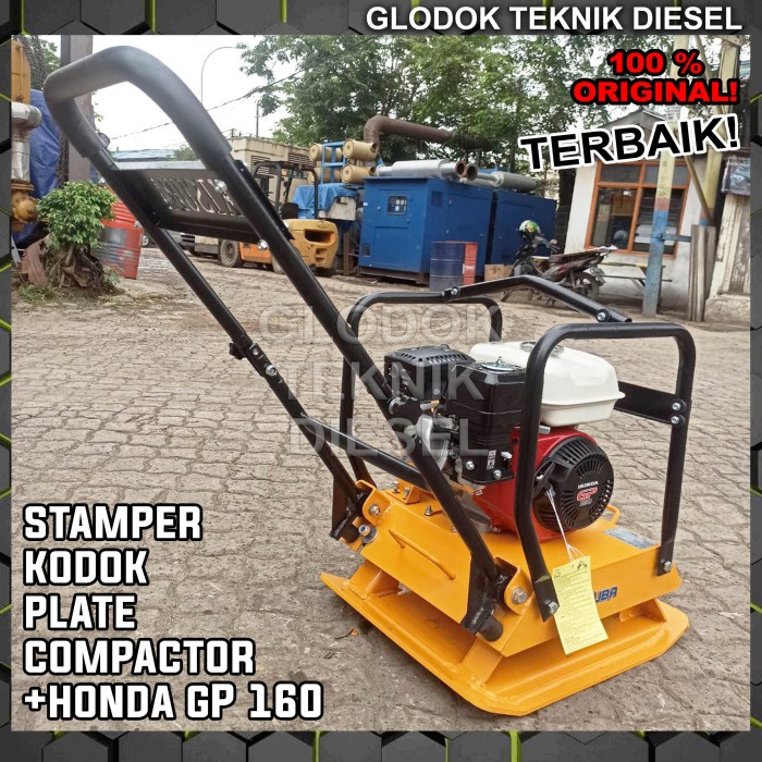 Jual Stamper Kodok + Engine Honda Gp 160 Plate Compactor Honda Original ...
