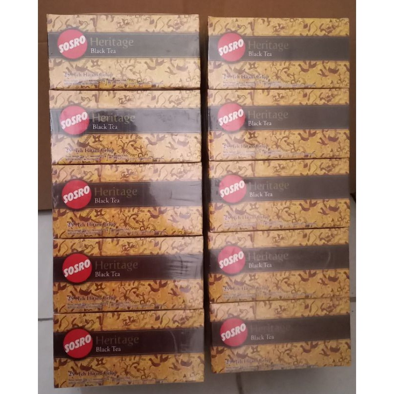 Jual Teh Sostro Heritage Bla Tea/Teh Hotel/Sachet | Shopee Indonesia