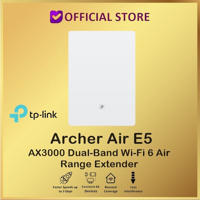 Jual TP-Link Archer Air E5 AX3000 Dual-Band Wi-Fi 6 Air Range Extender ...