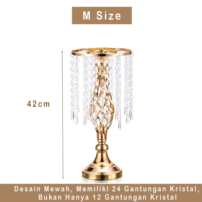 Jual Vas bunga hiasan dekorasi ruang tamu mewah pajangan lemari kaca ...