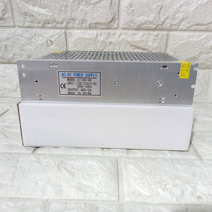 Jual ------] Adaptor 48V 5A power supply 240W 48v DC 5 amper SMPS ...