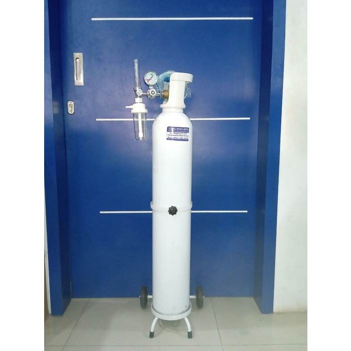 Jual (Instant) Tabung Oksigen 2M3 Set Lengkap Siap Pakai / Tabung Oksigen | Shopee Indonesia