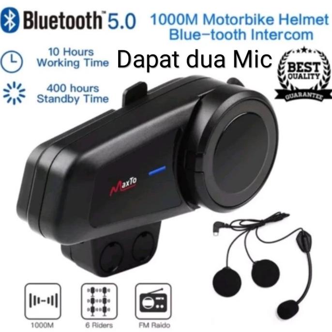 Jual maxto M2 bluetooth intercom | Shopee Indonesia