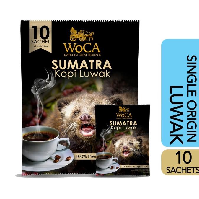 Jual gon WoCA Kopi Luwak Sumatra Premium 10 Sachets | Shopee Indonesia