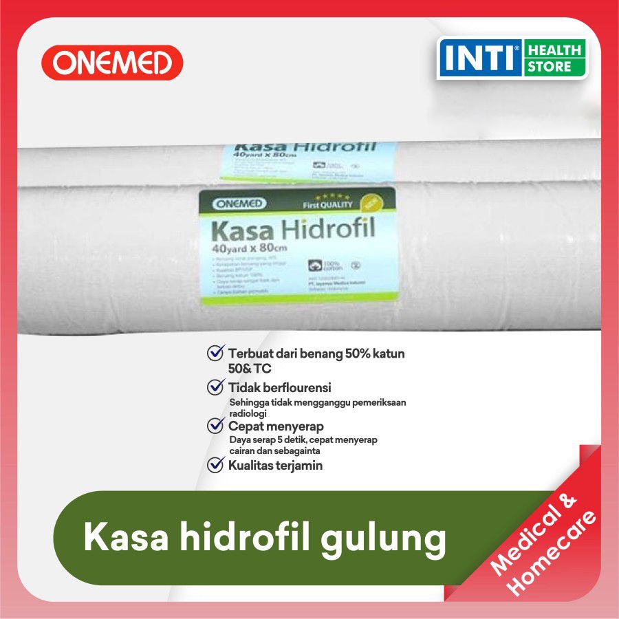 Jual Onemed | Kasa Hidrofil Onemed 40 yard x 80 cm Roll | Kasa Rol ...