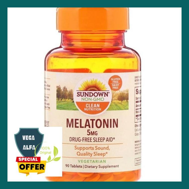 Jual Sundown Melatonin 5 Mg Isi 90 Tablet Premiumquality | Shopee Indonesia