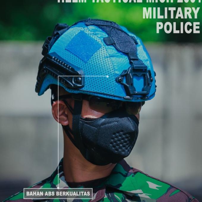 Jual Helm Tactical Airsofgun Biru UN Lebanon Mich 2001 Plus Cover ...