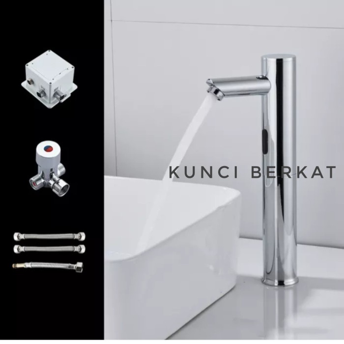 Jual Kran Sensor/Kran Wastafel Sensor/Keran Cuci Tangan/Kran Automatic ...