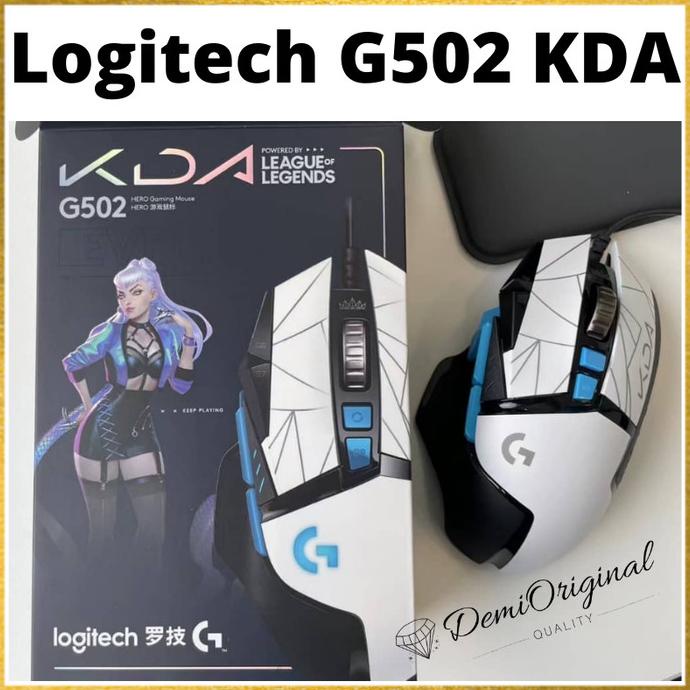 Jual Logitech G502 K/Da Kda Original Mouse Gaming Ready Stock | Shopee ...