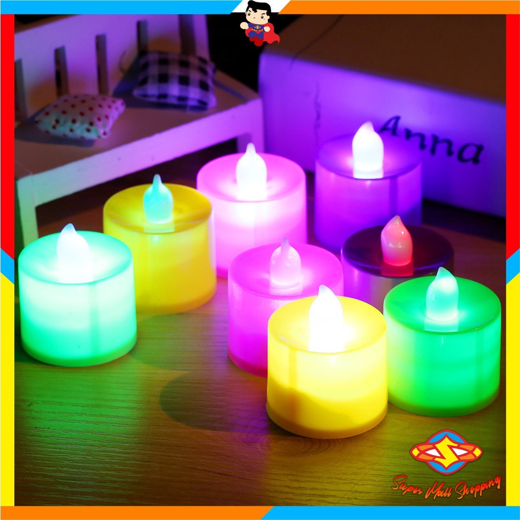 Jual SMS Lilin Led Mini Candle Light Lamp Dekorasi Kamar Tidur Rumah ...