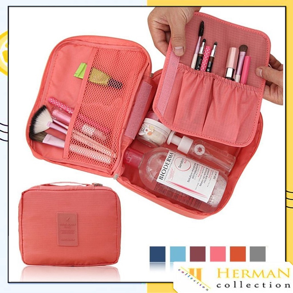Jual HC Tas Kosmetik Multifungsi Kosmetik Pouch Tas Make Up Monopoly ...
