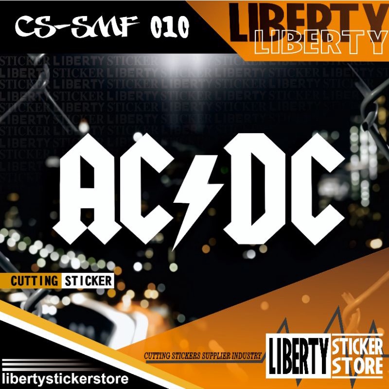 Jual Stiker AC DC | Cutting Sticker AC DC | Stiker ACDC | Cutting ...