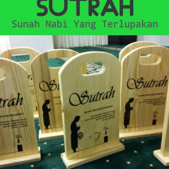 Jual Sutrah Sholat - Sutroh Pembatas Shof Solat - Bahan Kayu | Shopee ...
