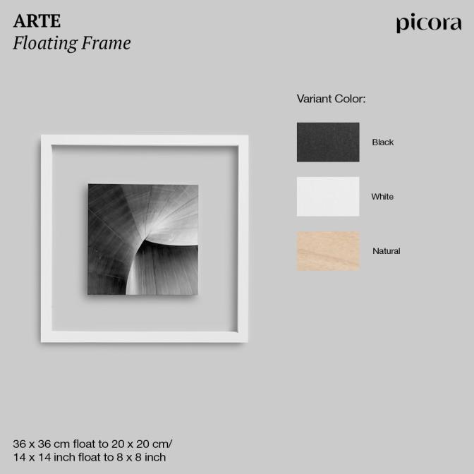 Jual PICORA ARTE Floating Frame Square 36x36cm Pigura Bingkai Foto ...