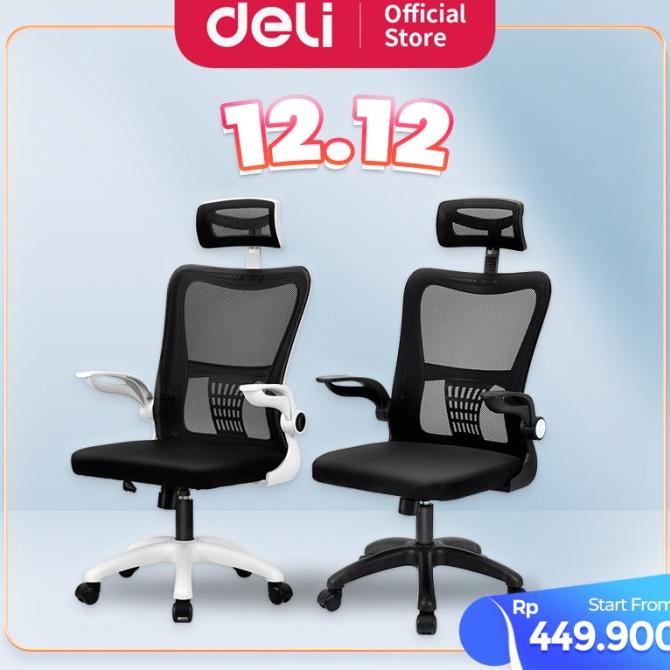 Jual Deli Kursi Kantor / Kursi Kerja Jaring dengan Senderan Kepala ...