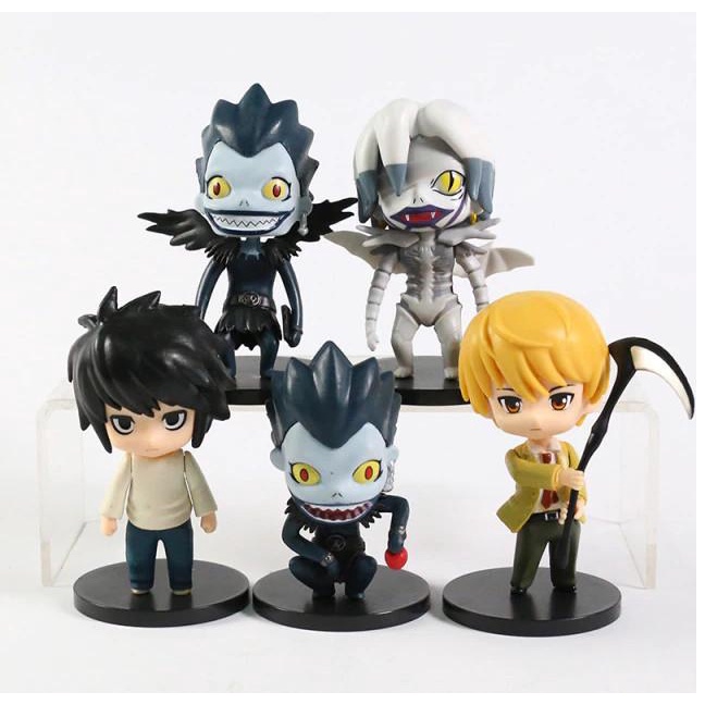Jual DEATH NOTE LIGHT YAGAMI L RYUK ACTION FIGURE SET 5 | Shopee Indonesia