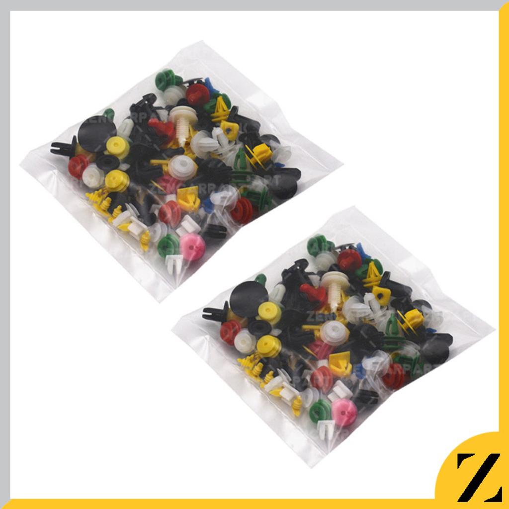 Jual Baut Klip Rivet Dashboard Bemper Bumper 160Pcs Kancing Bemper ...