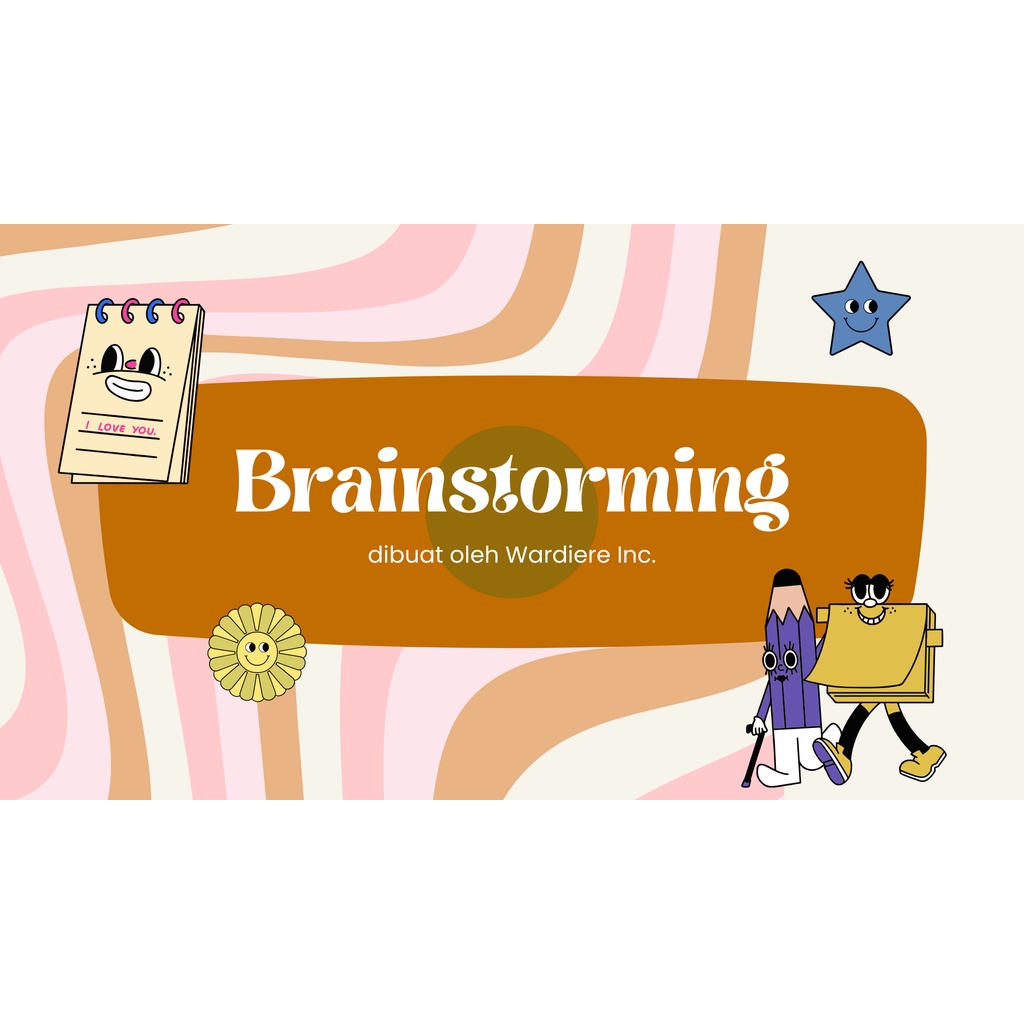 Jual [PPT002] Tamplate Powerpoint tentang Brainstorming lengkap dengan ...